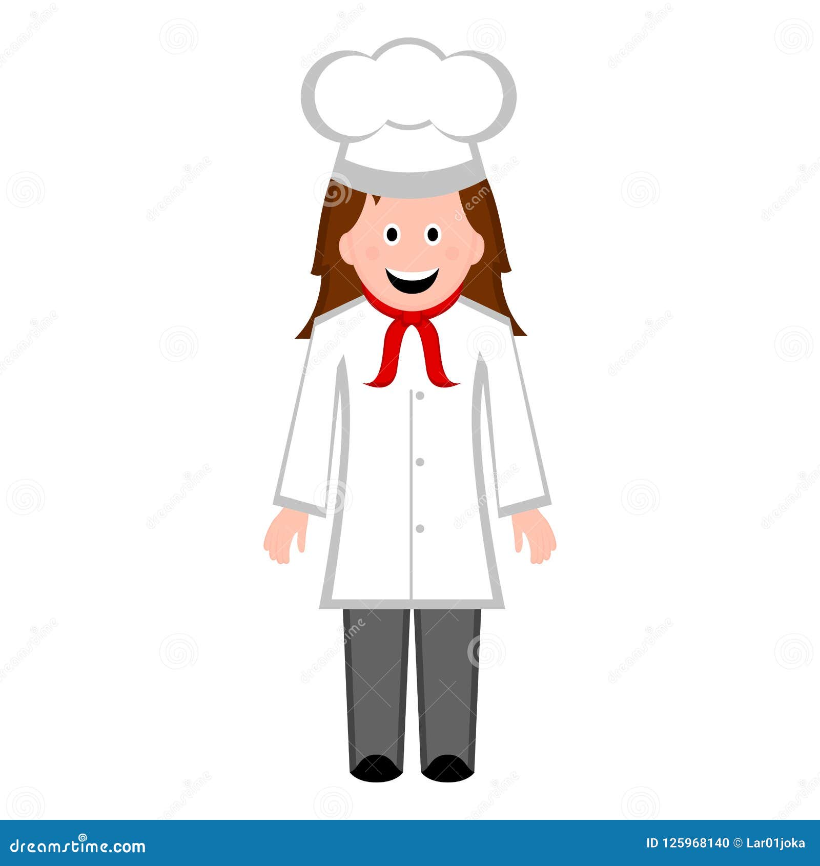 Isolated Female Chef Icon Stock Vector Illustration Of Clipart 125968140