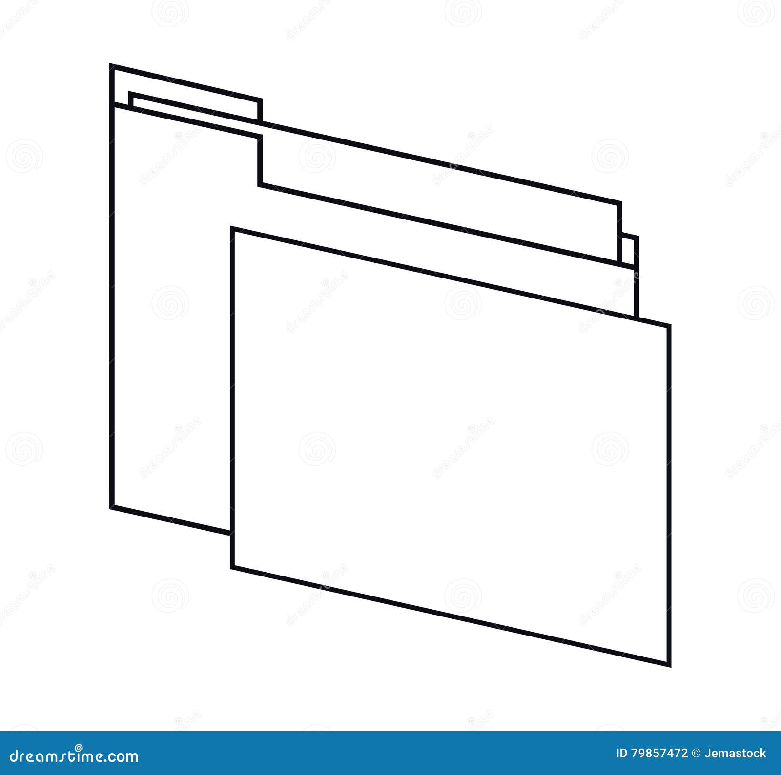 Isolated File Silhouette Design Stock Illustration - Illustration of ...