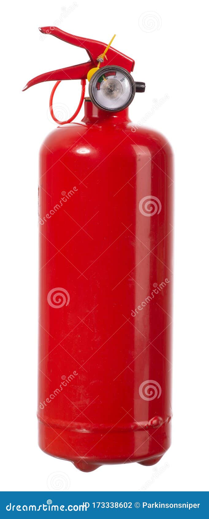 Isolated Fire Extinguisher stock photo. Image of extinguisher - 173338602