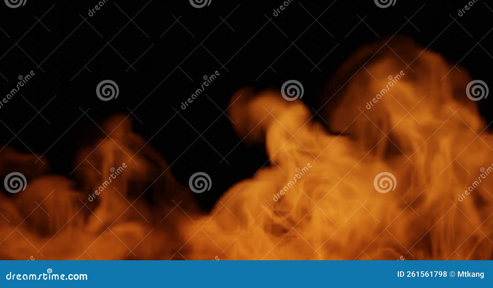 Isolated Fire Flame Texture on Black Stock Photo - Image of cooking ...