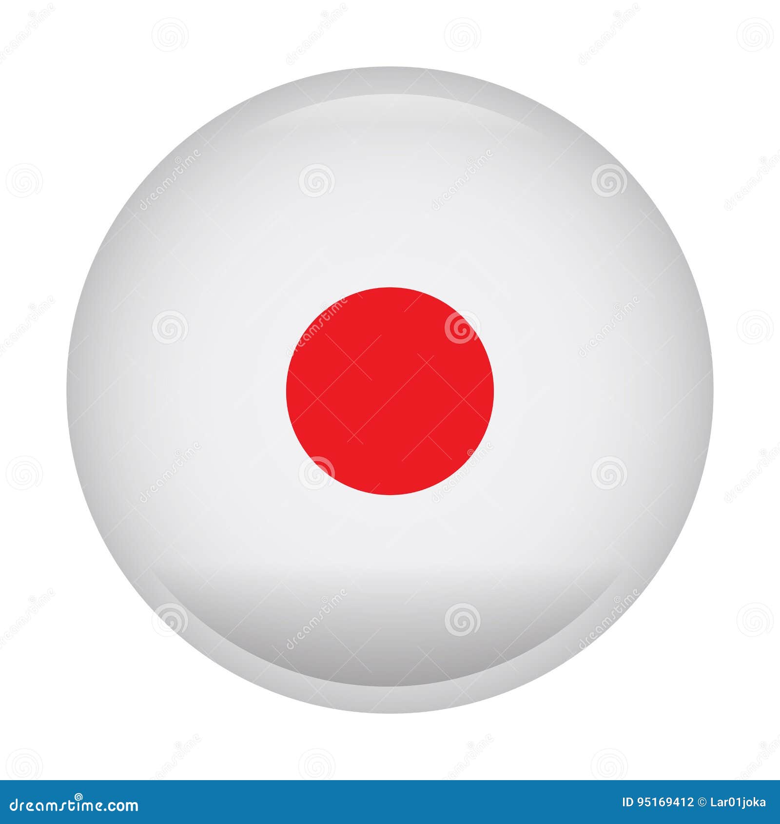 Isolated flag of Japan stock vector. Illustration of patriotic - 95169412