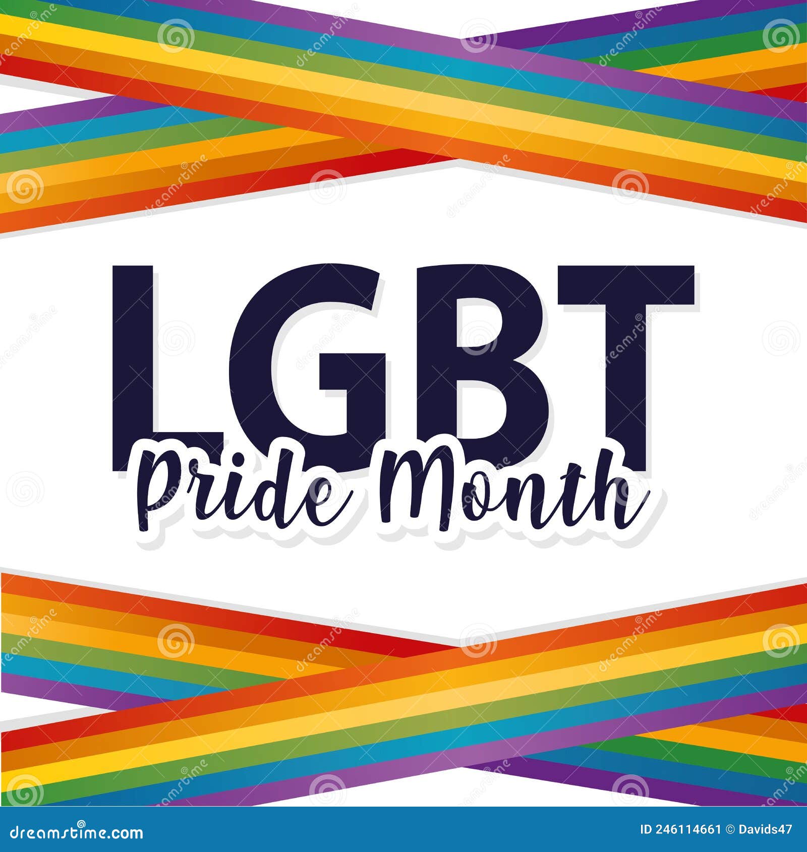 Isolated Flags Lgbt Pride Vector Illustration Stock Vector ...