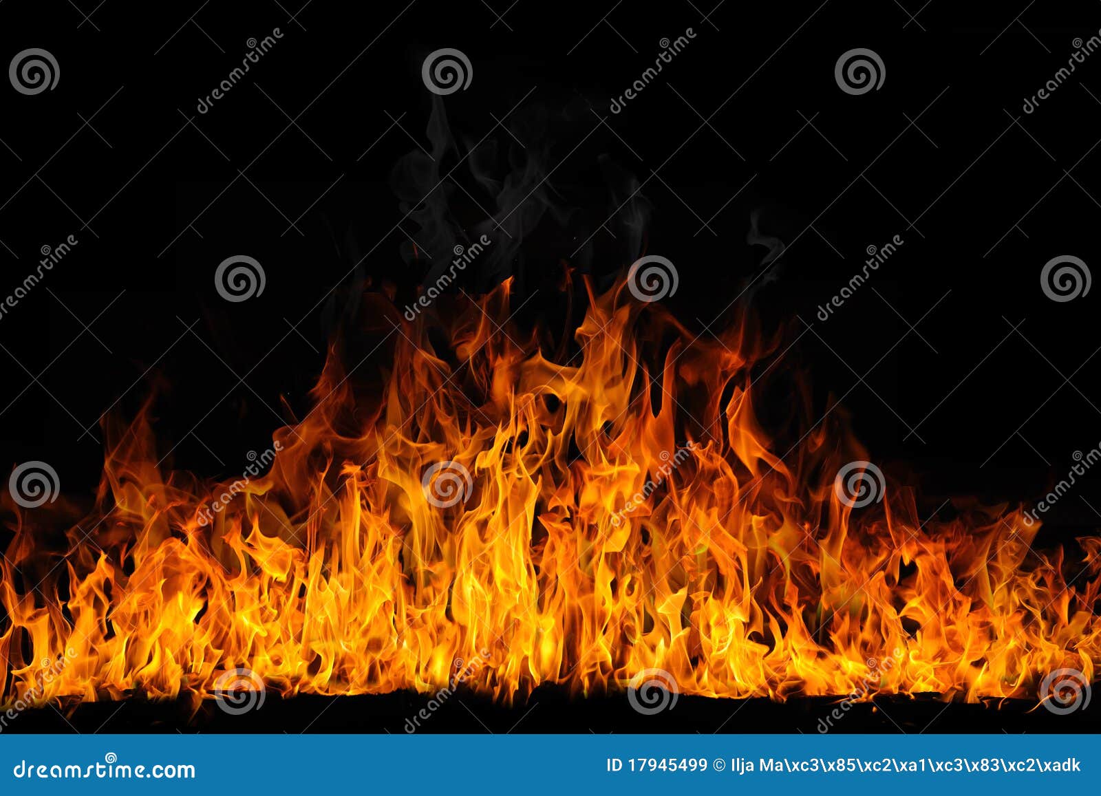 Isolated flame on black stock image. Image of black, embers - 17945499