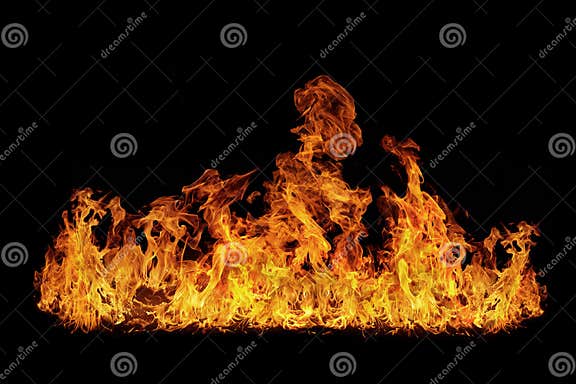 Isolated flames stock image. Image of abstract, blaze - 10969637