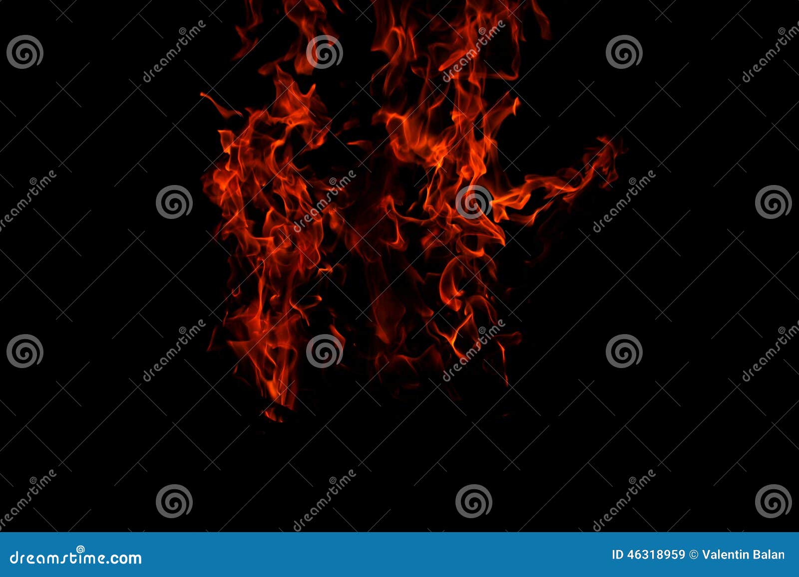 Isolated flames stock image. Image of fire, atmosphere - 46318959