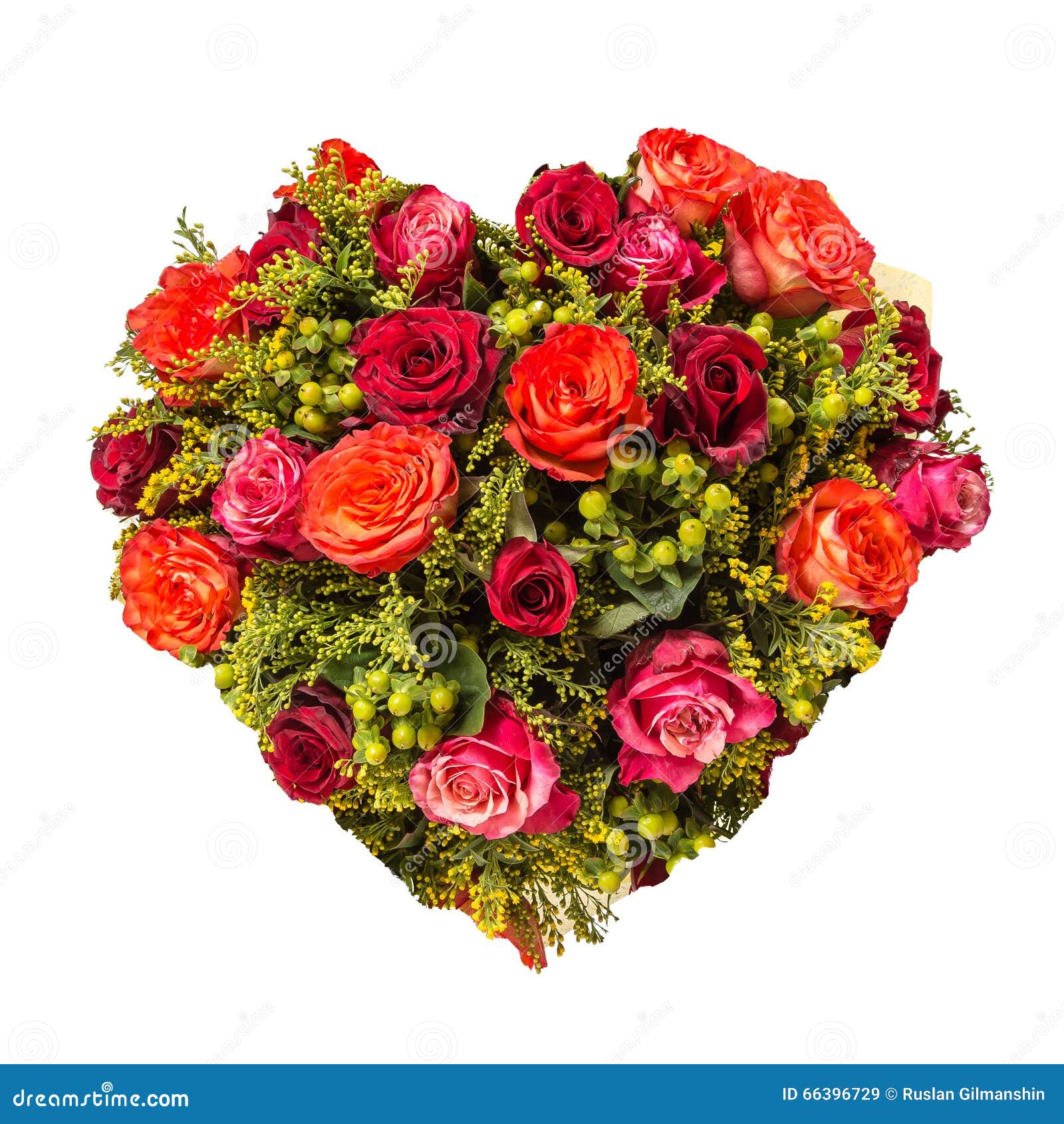 Isolated Flowers Heart Collage Concept Stock Image - Image of nature ...