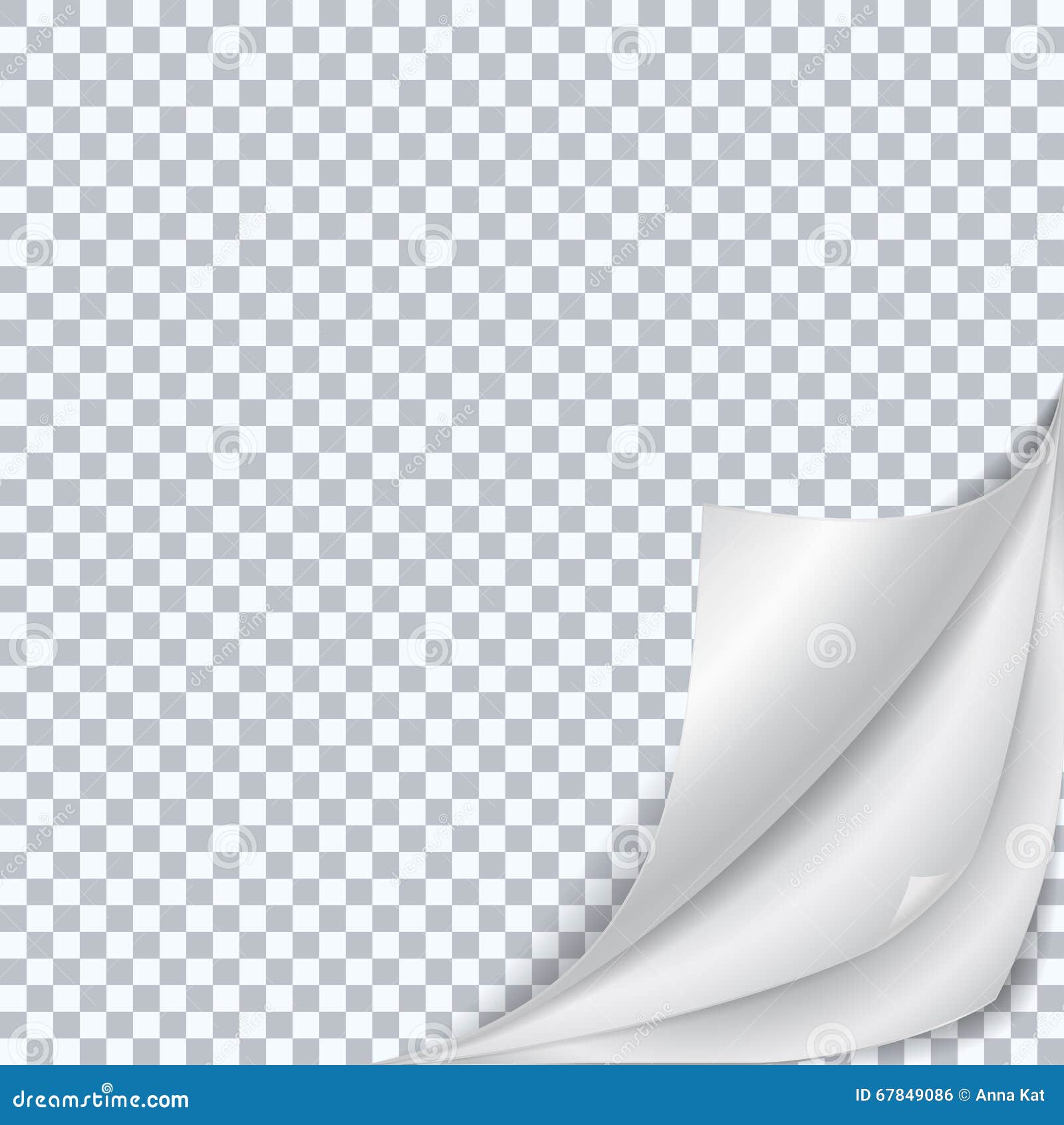 Isolated Fold Sheet of Paper Stock Vector - Illustration of advertising ...