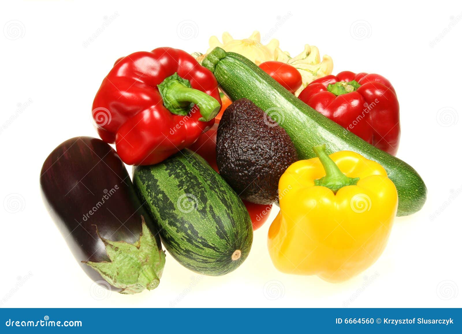 Isolated food stock photo. Image of veggies, colourful - 6664560