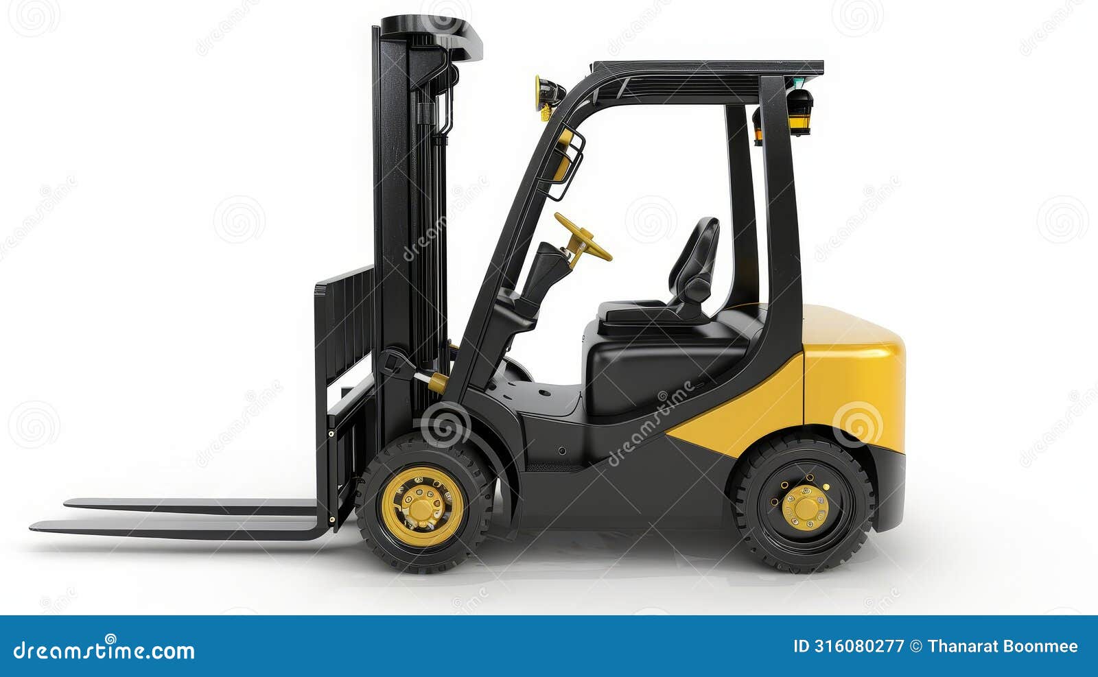 Electric Loader Icon Black Color In Circle Cartoon Vector ...