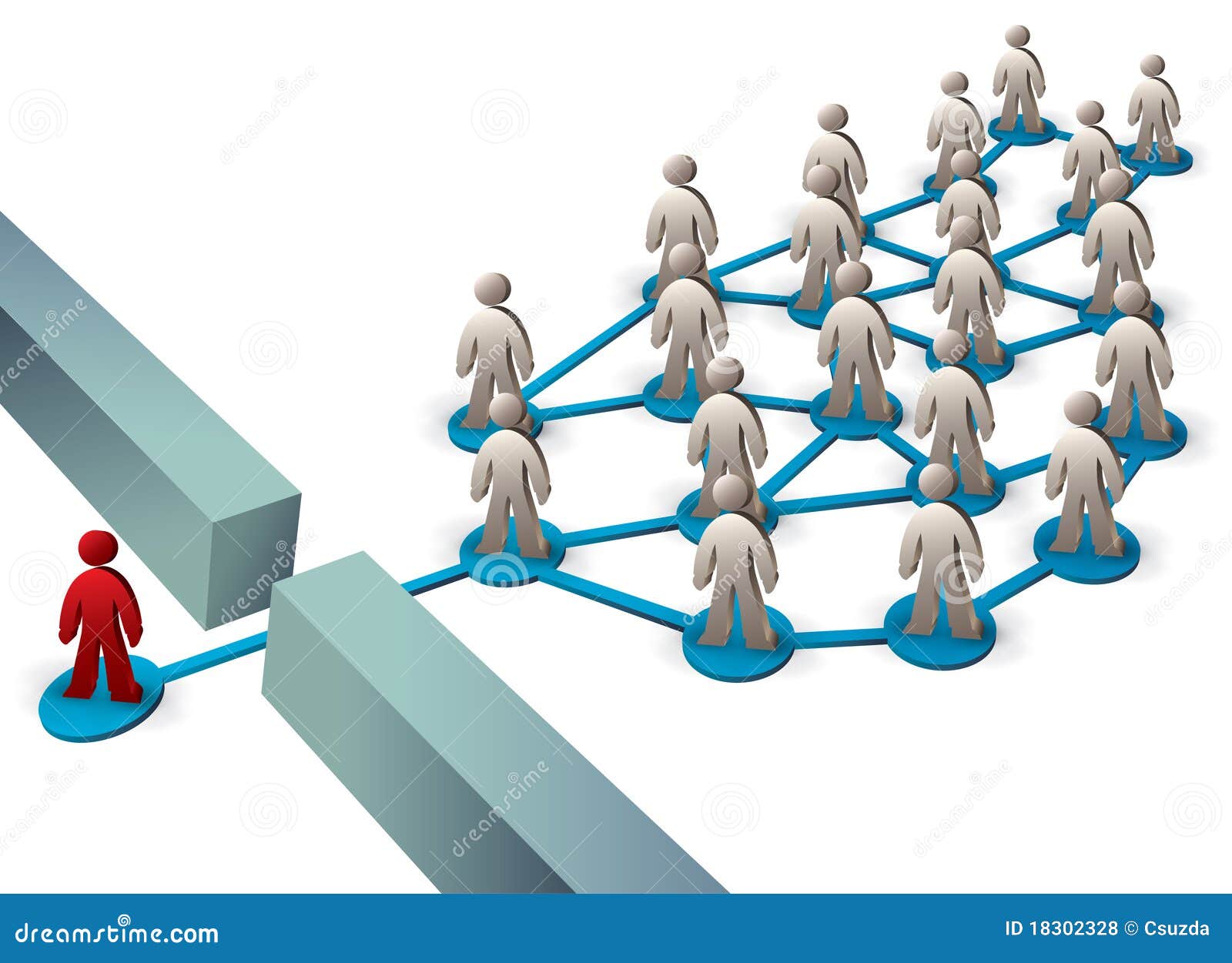 Isolated form the group stock vector. Illustration of isolated - 18302328