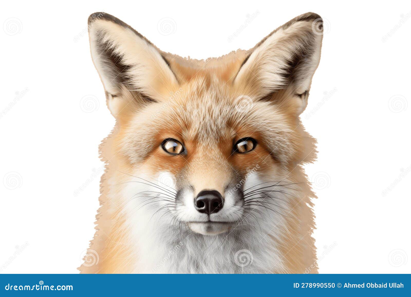 Isolated Fox Face on Transparent Background, Generative AI Stock Photo ...