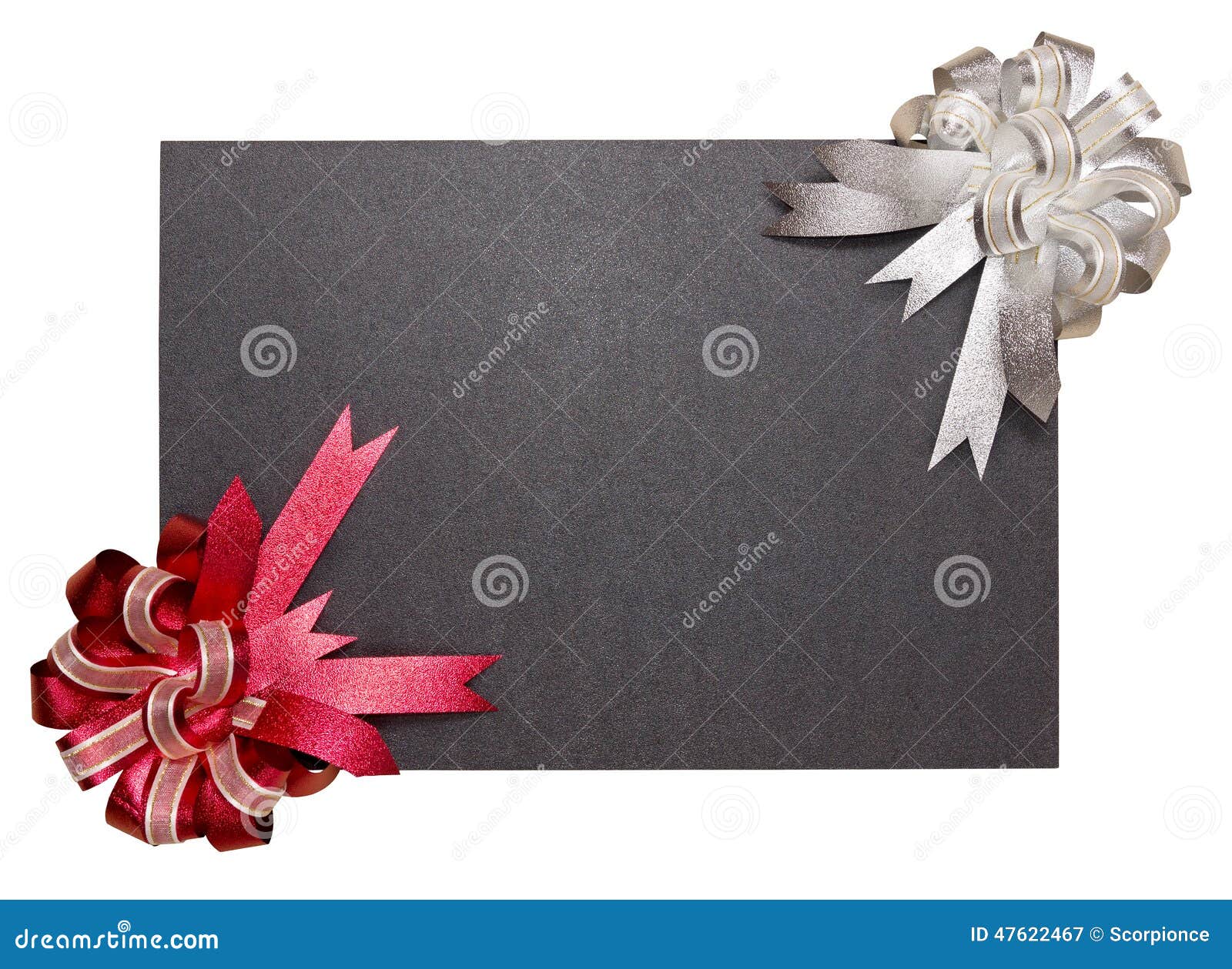 Isolated Frame with Two Ribbons Stock Image - Image of copy, vibrant ...