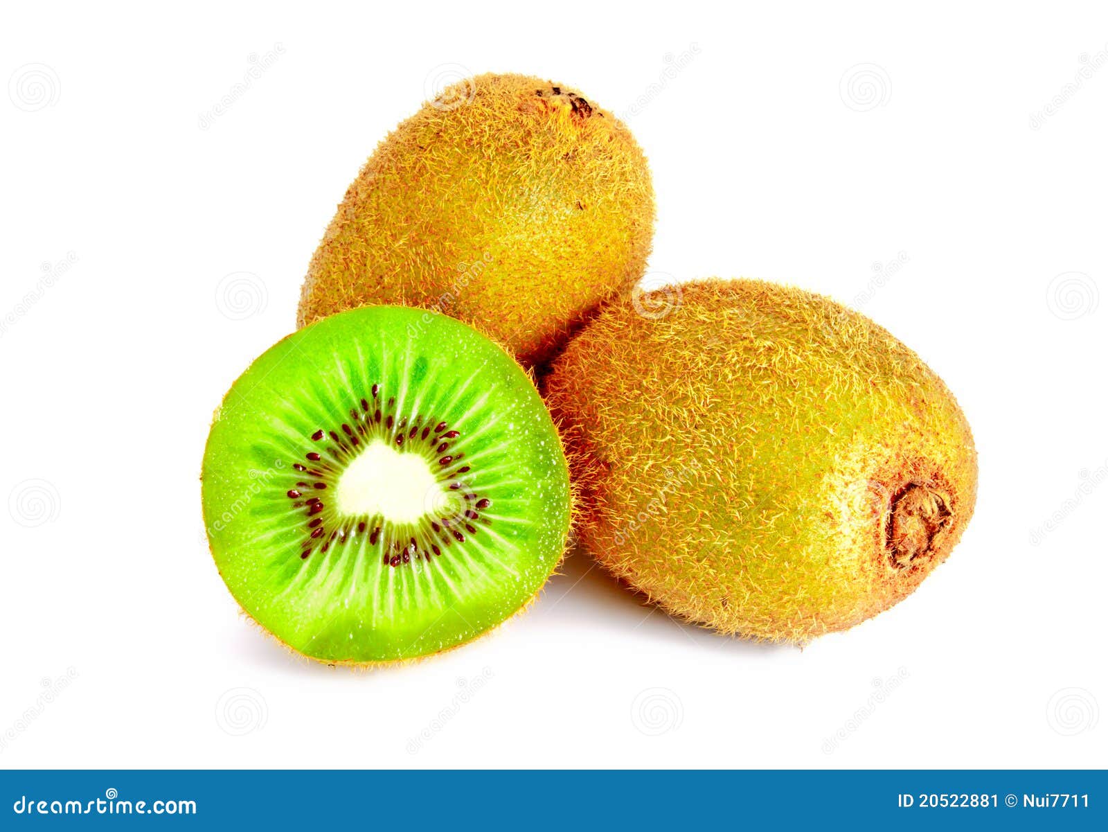 Isolated fresh Kiwi fruit stock image. Image of ripe - 20522881