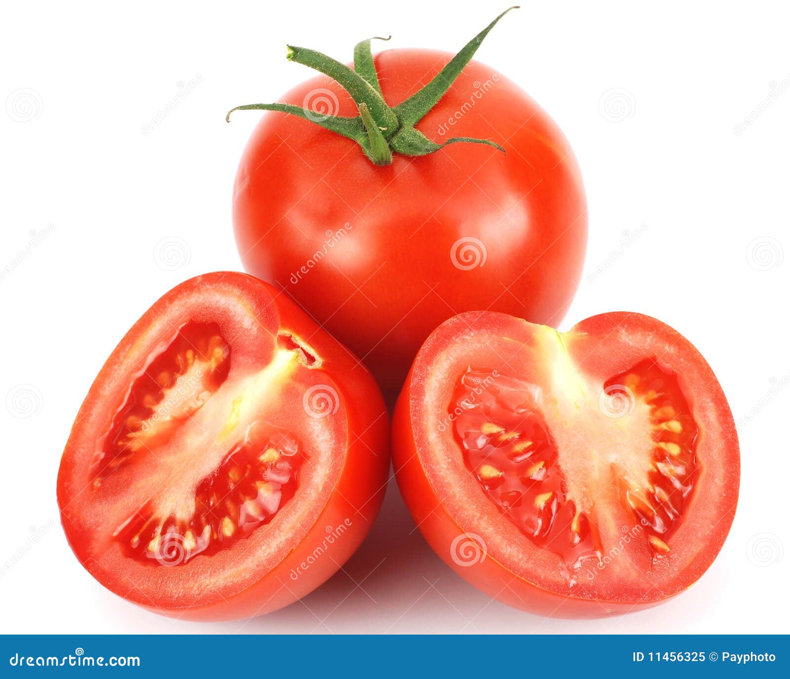 Isolated fresh tomatoes stock image. Image of ripe, leaf - 11456325