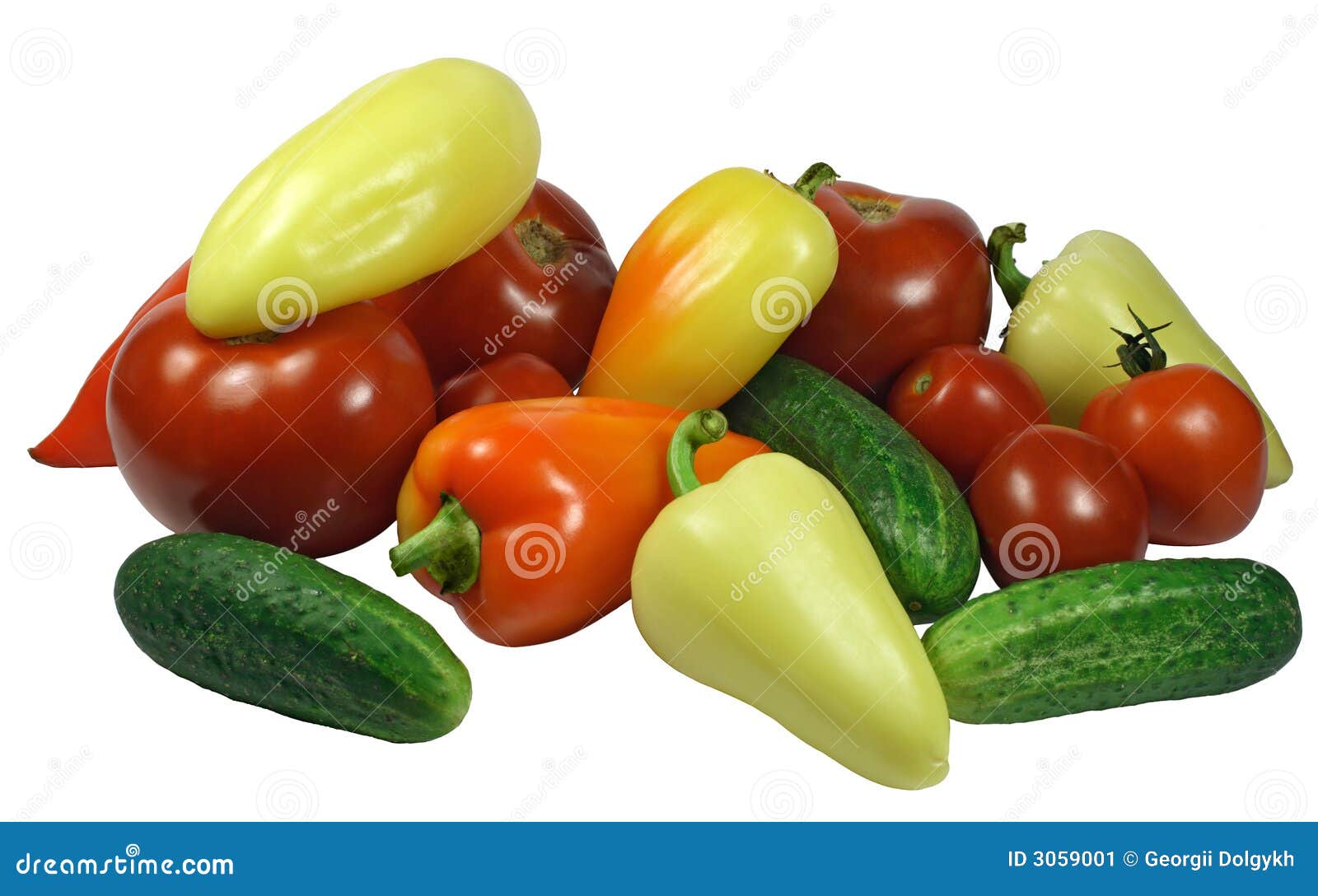 Isolated Fresh Vegetables stock image. Image of paprica - 3059001