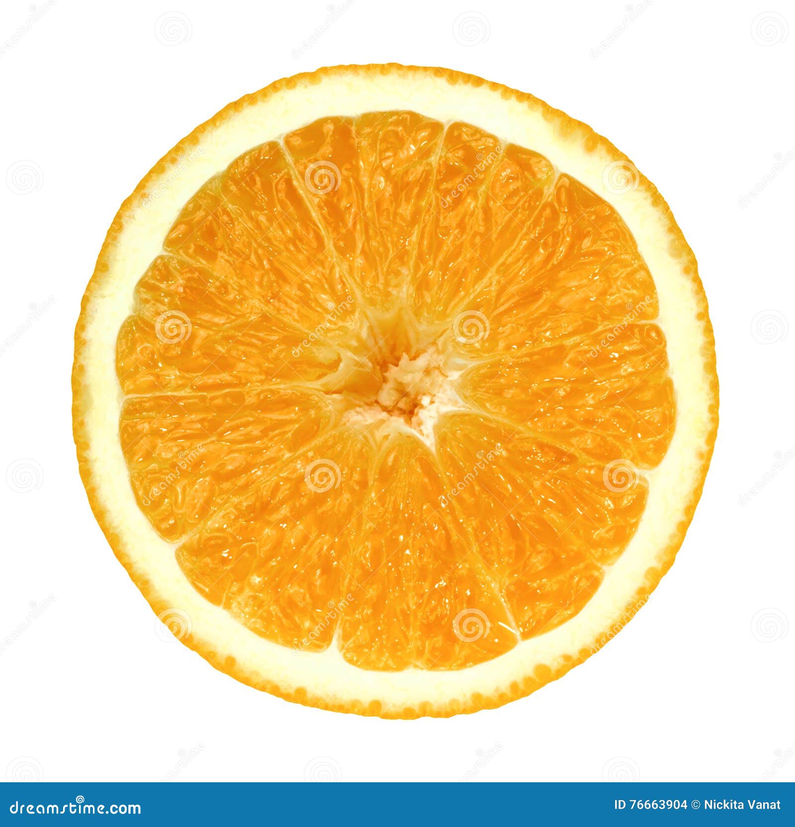 Isolated Fruit Orange Cut in Half on a White Background Stock Photo ...