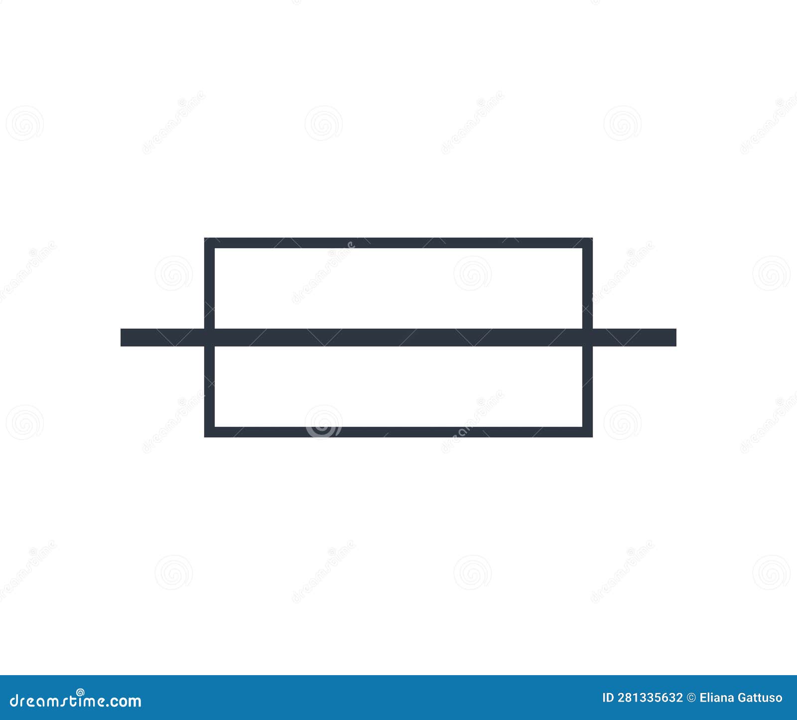 Isolated Fuse Symbol. Graphical Symbol for Use on Equipment Stock ...