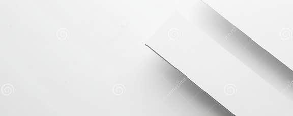 Isolated Gateway Fold Brochure Mock Up on White Background. 3 Panel ...