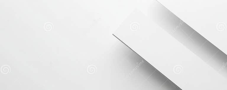 Isolated Gateway Fold Brochure Mock Up on White Background. 3 Panel ...