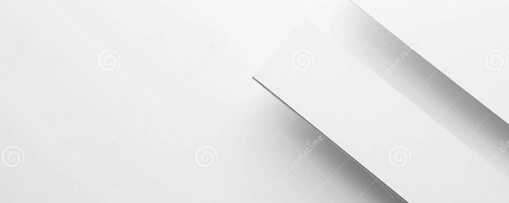 Isolated Gateway Fold Brochure Mock Up on White Background. 3 Panel ...