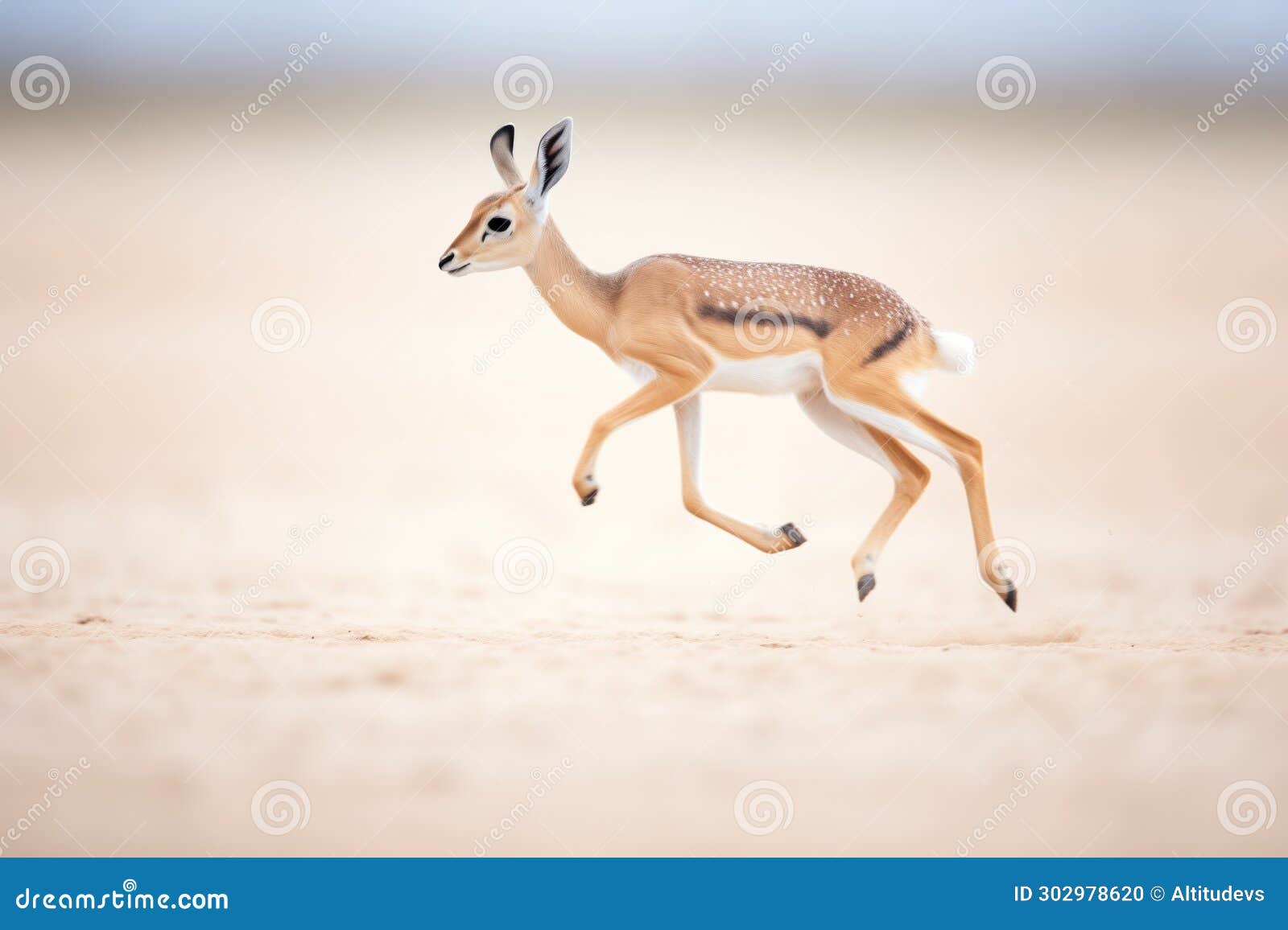 Sandy Dune Imprinted With The Footprints Of Natures Journey Royalty ...