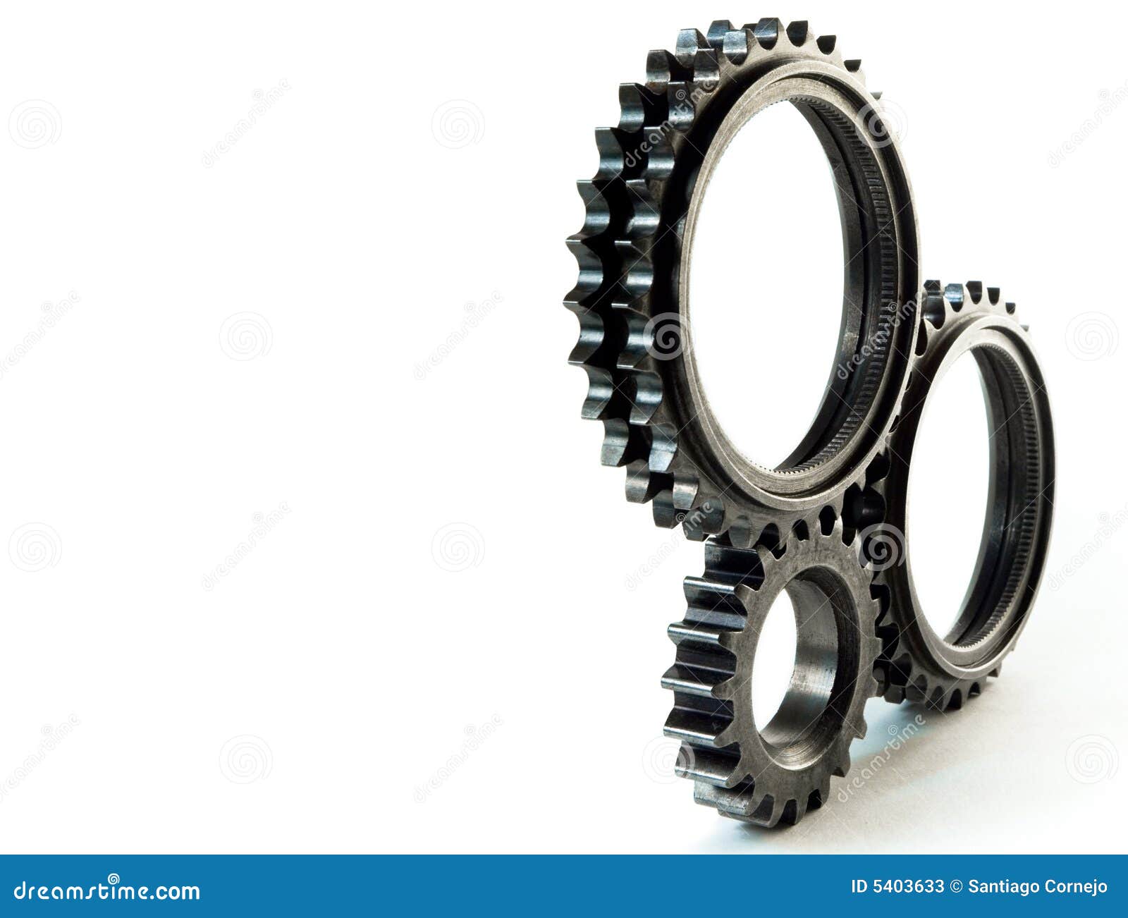 Isolated gears stock image. Image of industrial, metal - 5403633