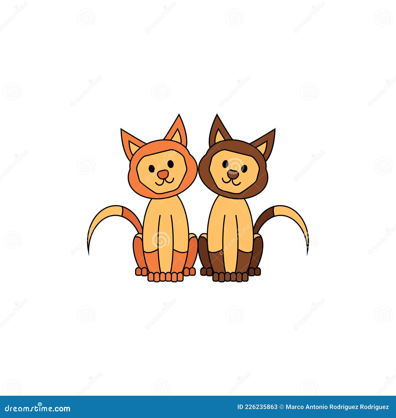 Isolated Gemini Animal Character Zodiac Sign Stock Vector ...