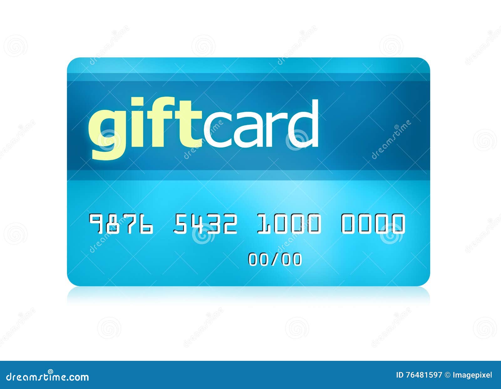 Isolated gift card stock illustration. Illustration of valentine - 76481597