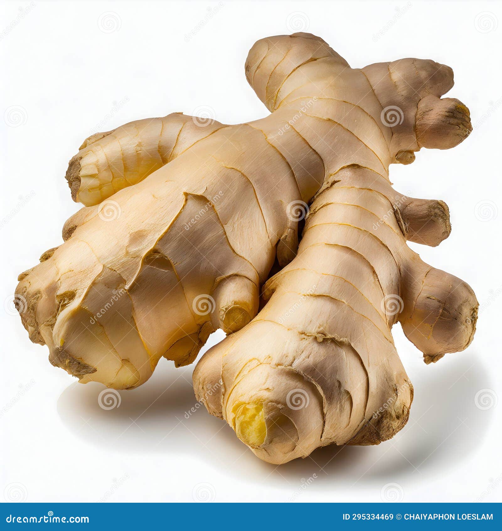 Isolated Ginger on White Background Stock Image - Image of healthy ...