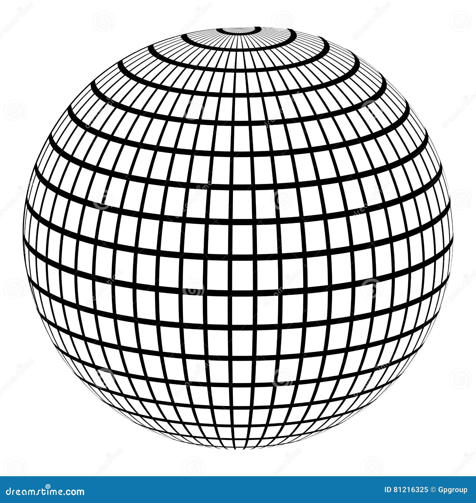 Isolated Global Sphere Design Stock Vector - Illustration of virtual ...