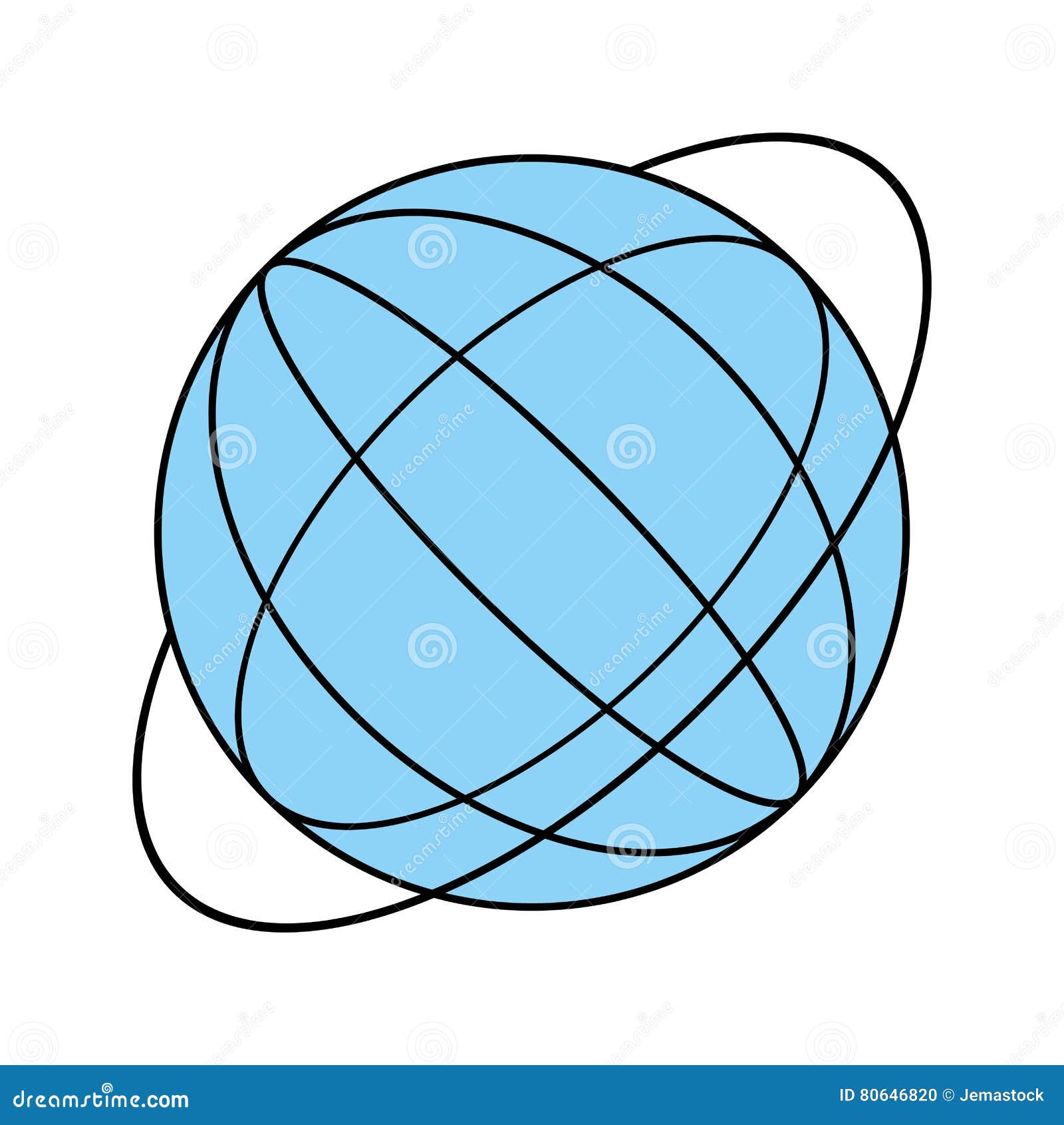 Isolated Global Sphere Design Stock Vector - Illustration of internet ...