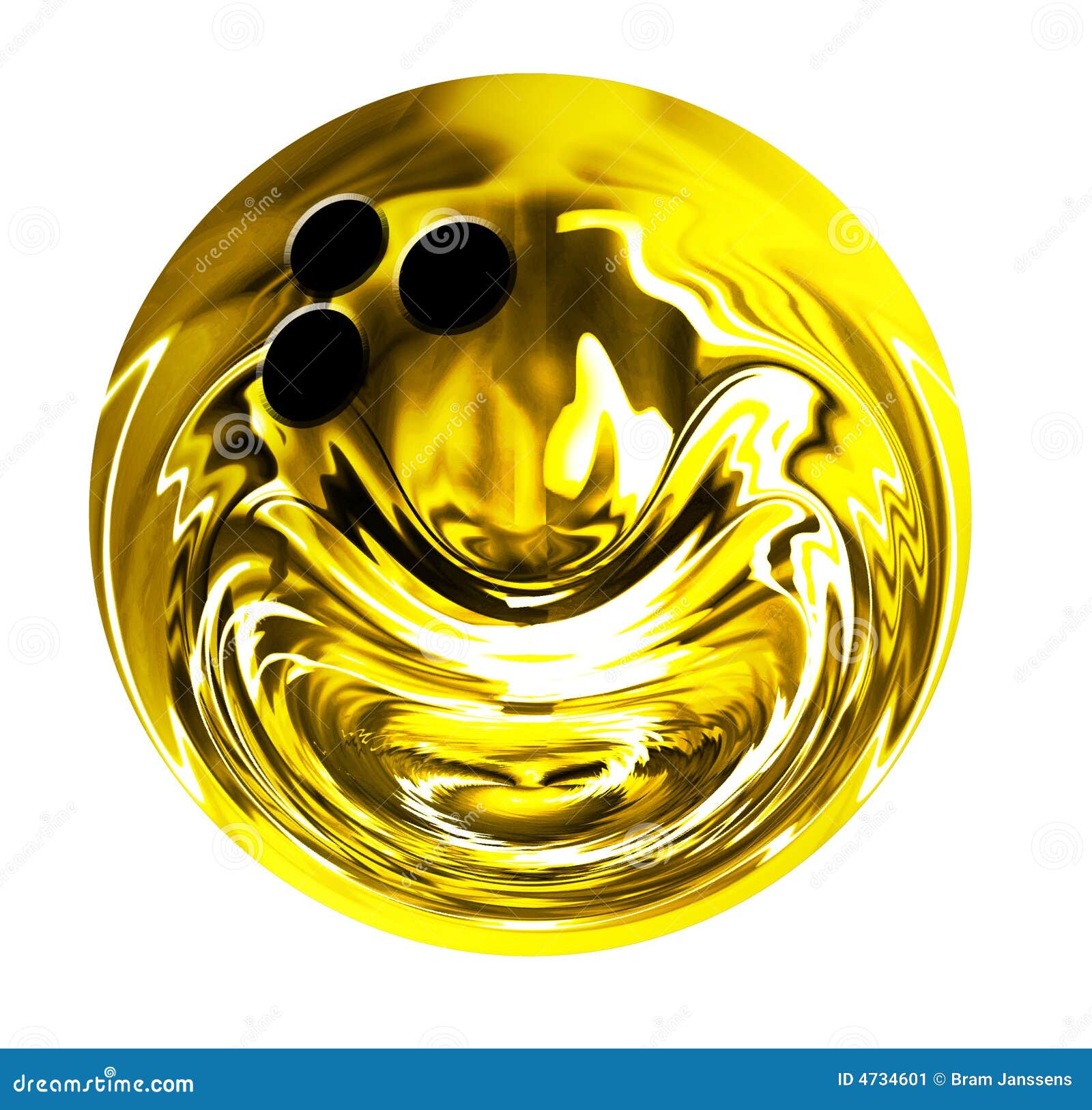 Smiley Face Bowling Ball