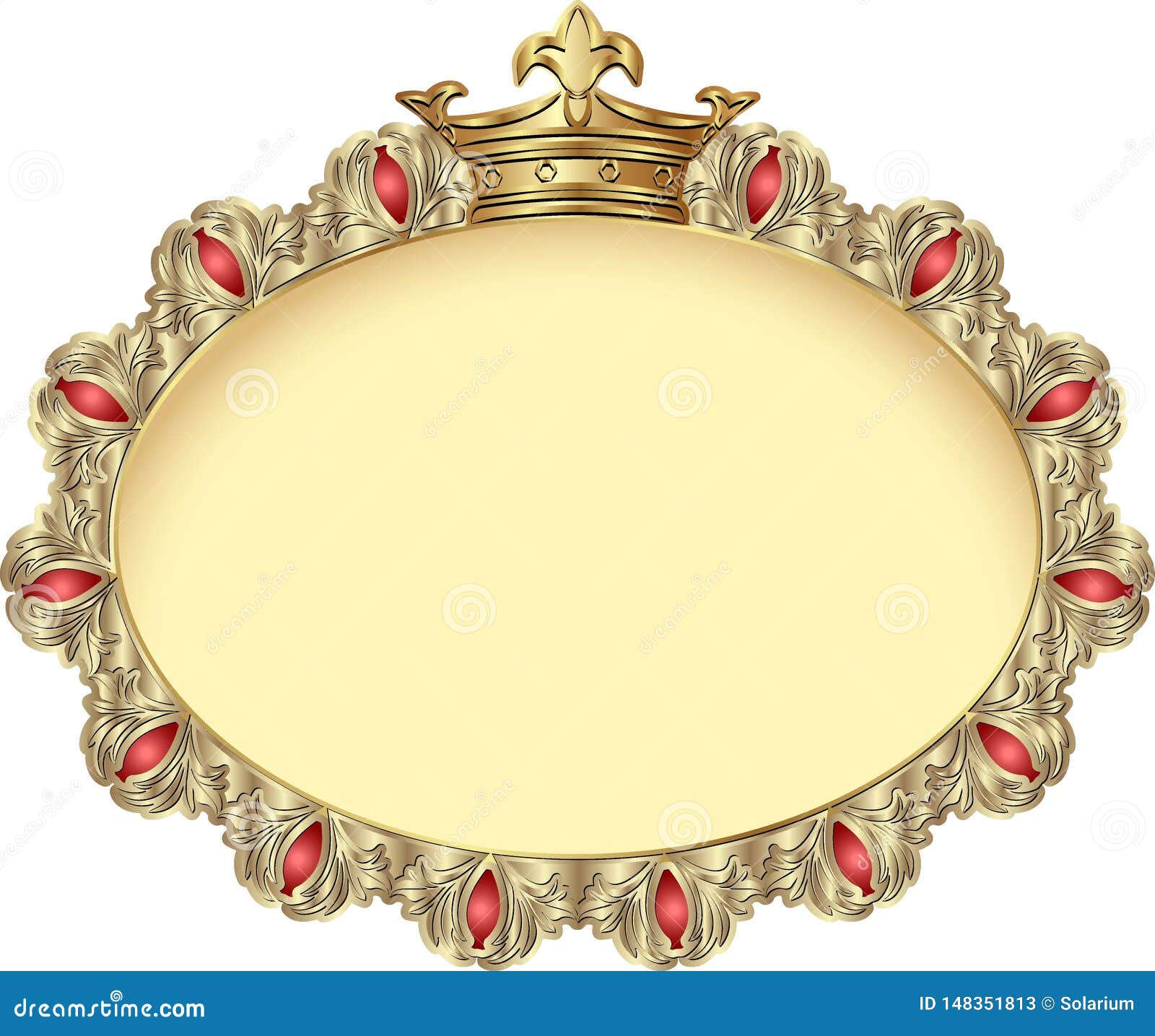 Frame stock vector. Illustration of border, gold, retro - 148351813