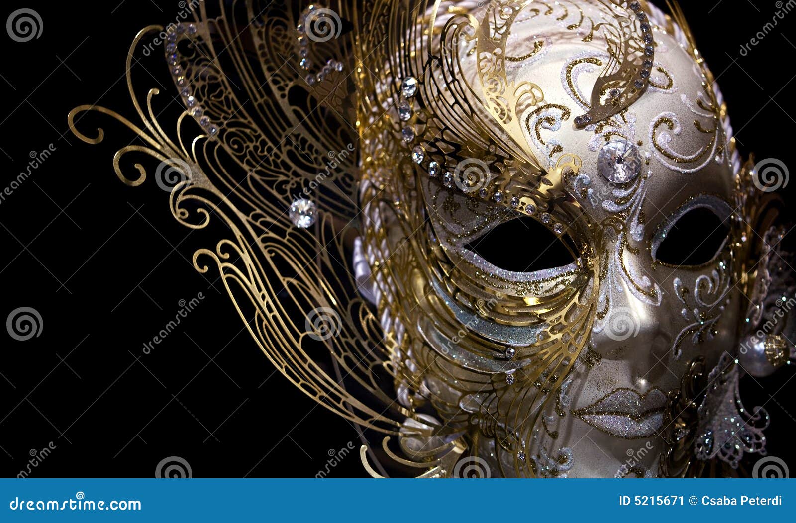 Golden Mask Stock Image | CartoonDealer.com #55596475