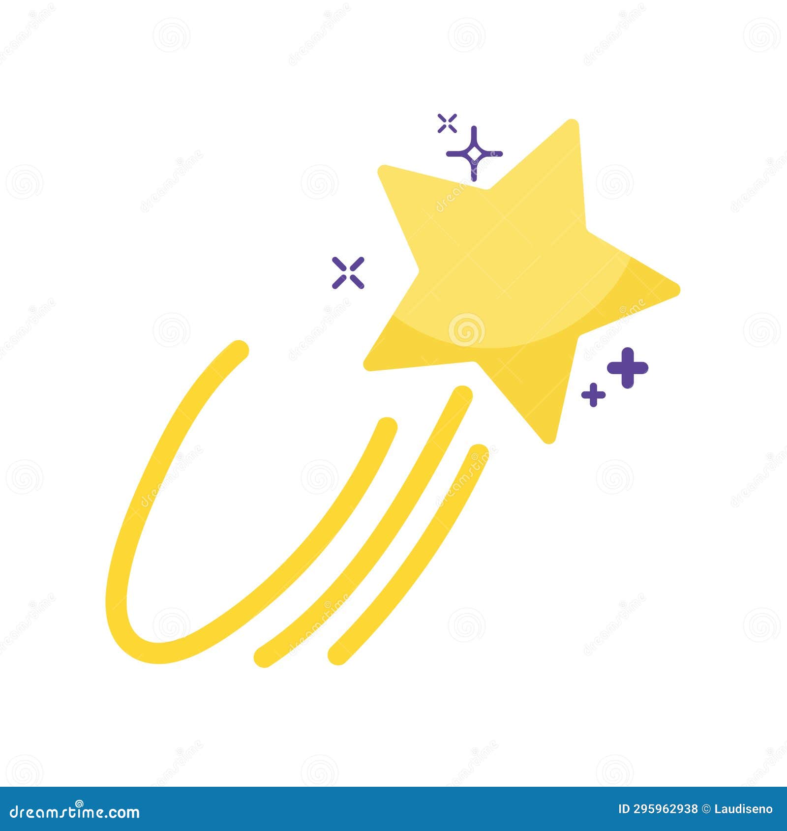Isolated Golden Star Shape Icon Vector Stock Illustration ...
