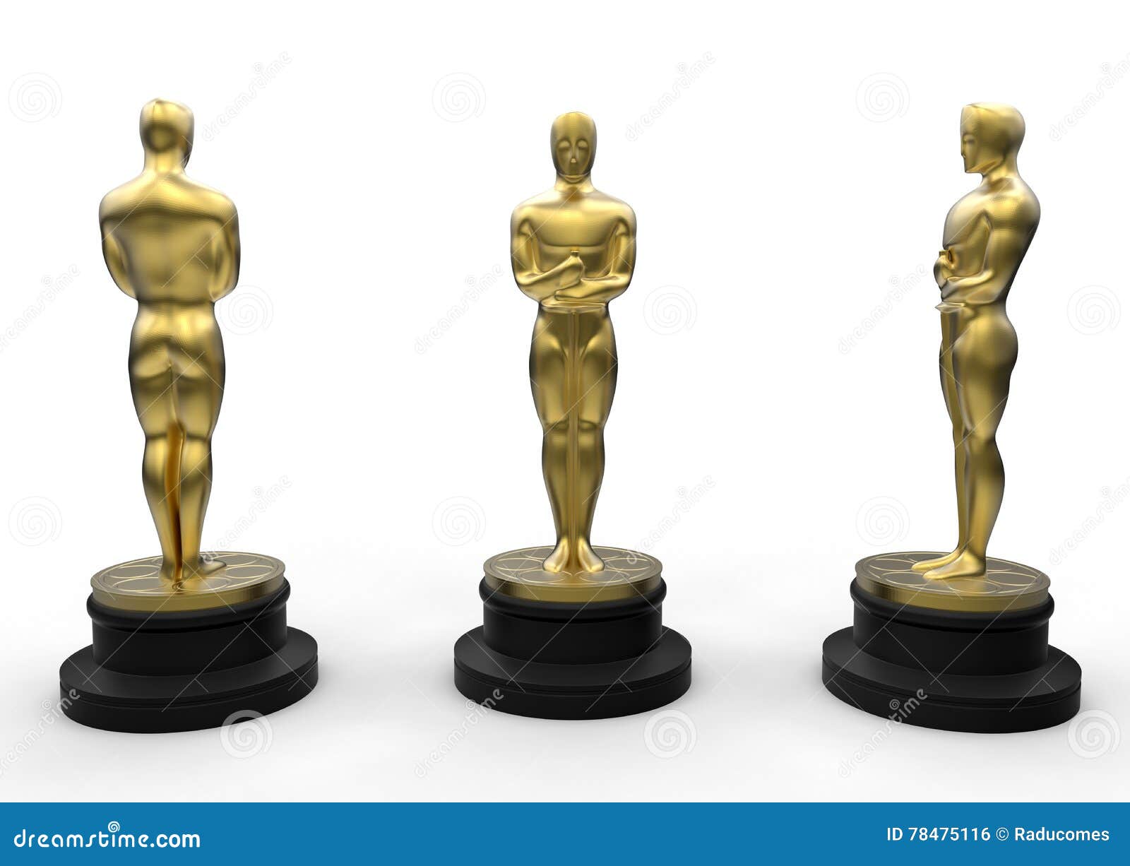 Isolated golden statue editorial photo. Illustration of presentation ...
