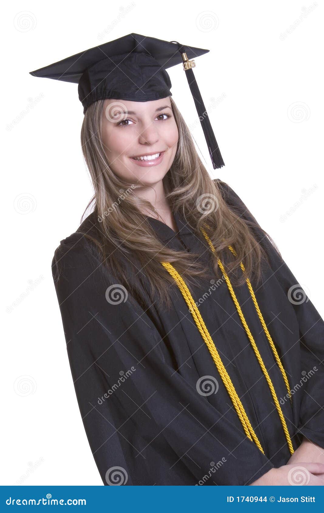 Isolated Graduate stock photo. Image of women, isolated - 1740944
