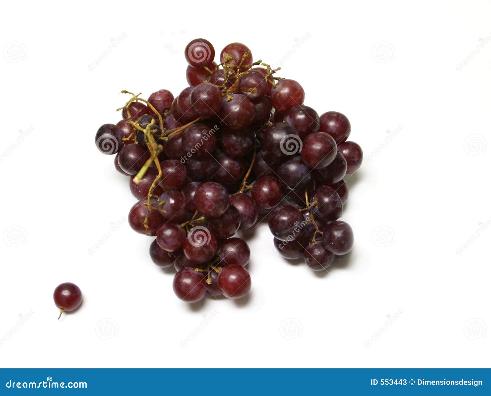 Isolated grape bunch stock image. Image of green, isolate - 553443