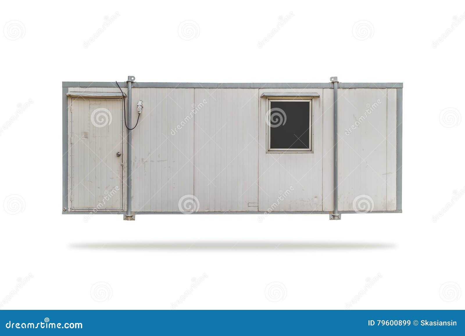 Isolated Gray Container Box Stock Image - Image of white, mobility ...