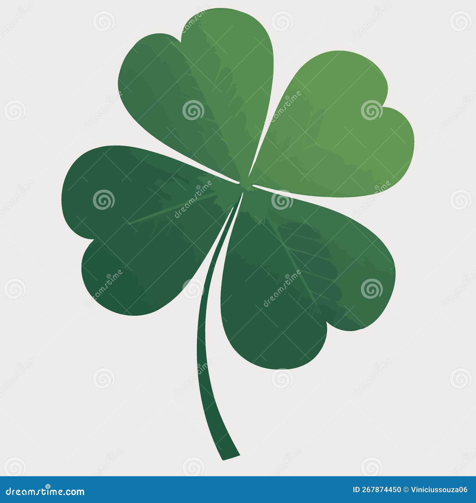 Isolated Green Four Leaf Clover Stock Vector - Illustration of icon ... Isolated Green Four Leaf Clover Stock Vector - Illustration of icon ...