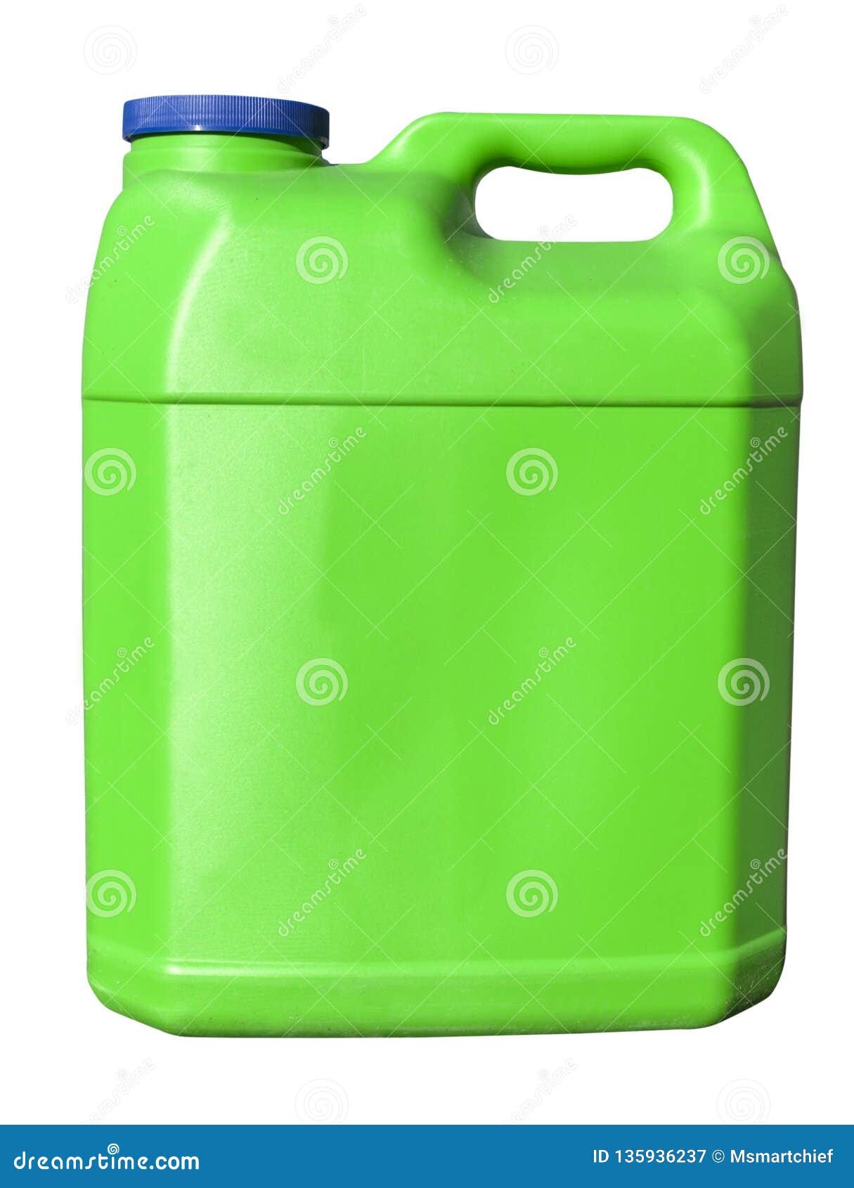 Vibrant Green Gallon Container Stock Image - Image of maintenance, blue ...