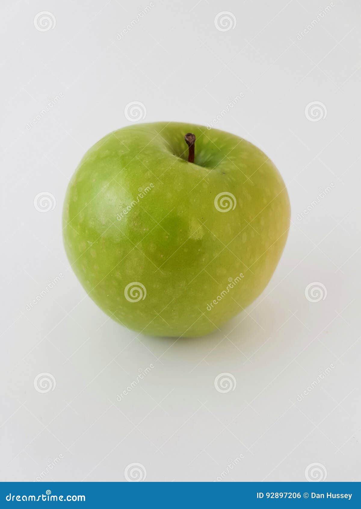 Isolated Green Granny Smith Apple Stock Photo - Image of fresh, tasty ...
