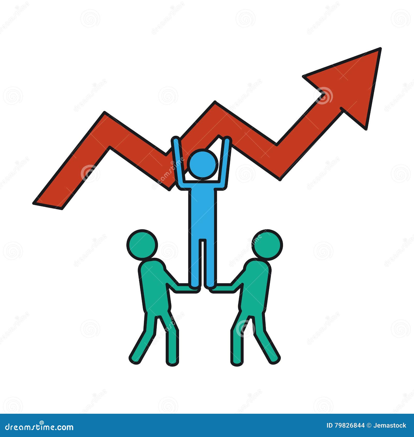 Isolated Group of Pictograms Design Stock Illustration - Illustration ...