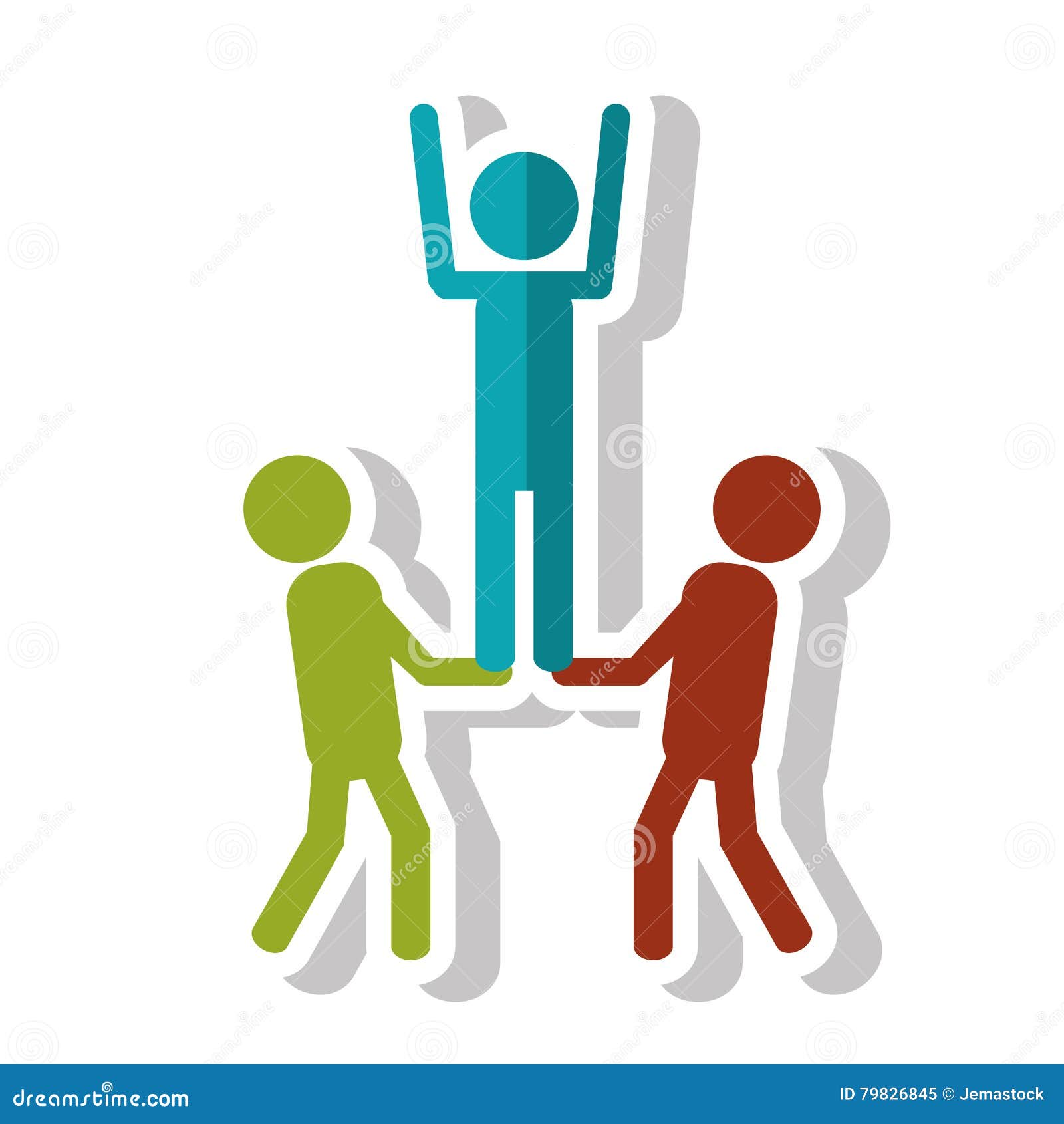 Isolated Group of Pictograms Design Stock Illustration - Illustration ...
