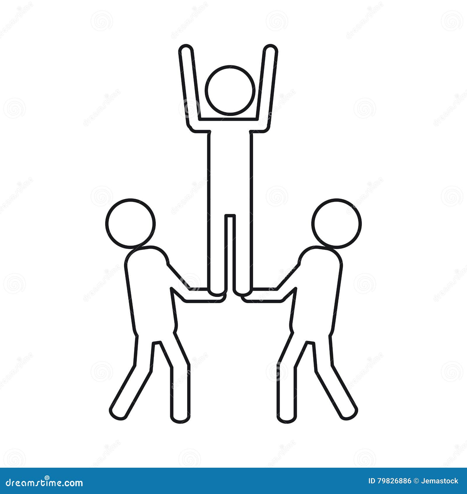 Isolated Group of Pictograms Design Stock Illustration - Illustration ...
