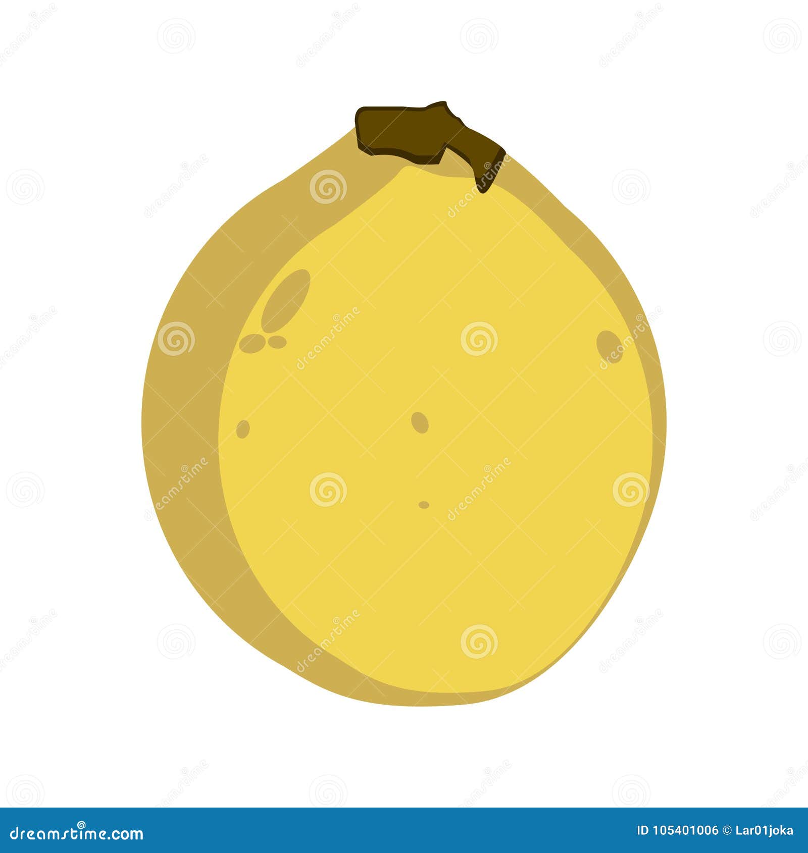 Guava Illustration Cartoon With Number 1 Fans Glove | CartoonDealer.com ...