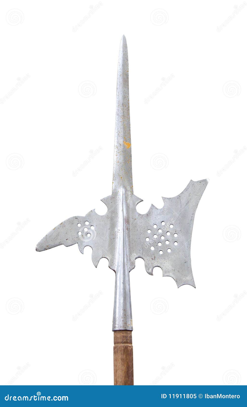Isolated Halberd Weapon Royalty Free Stock Photo - Image: 11911805