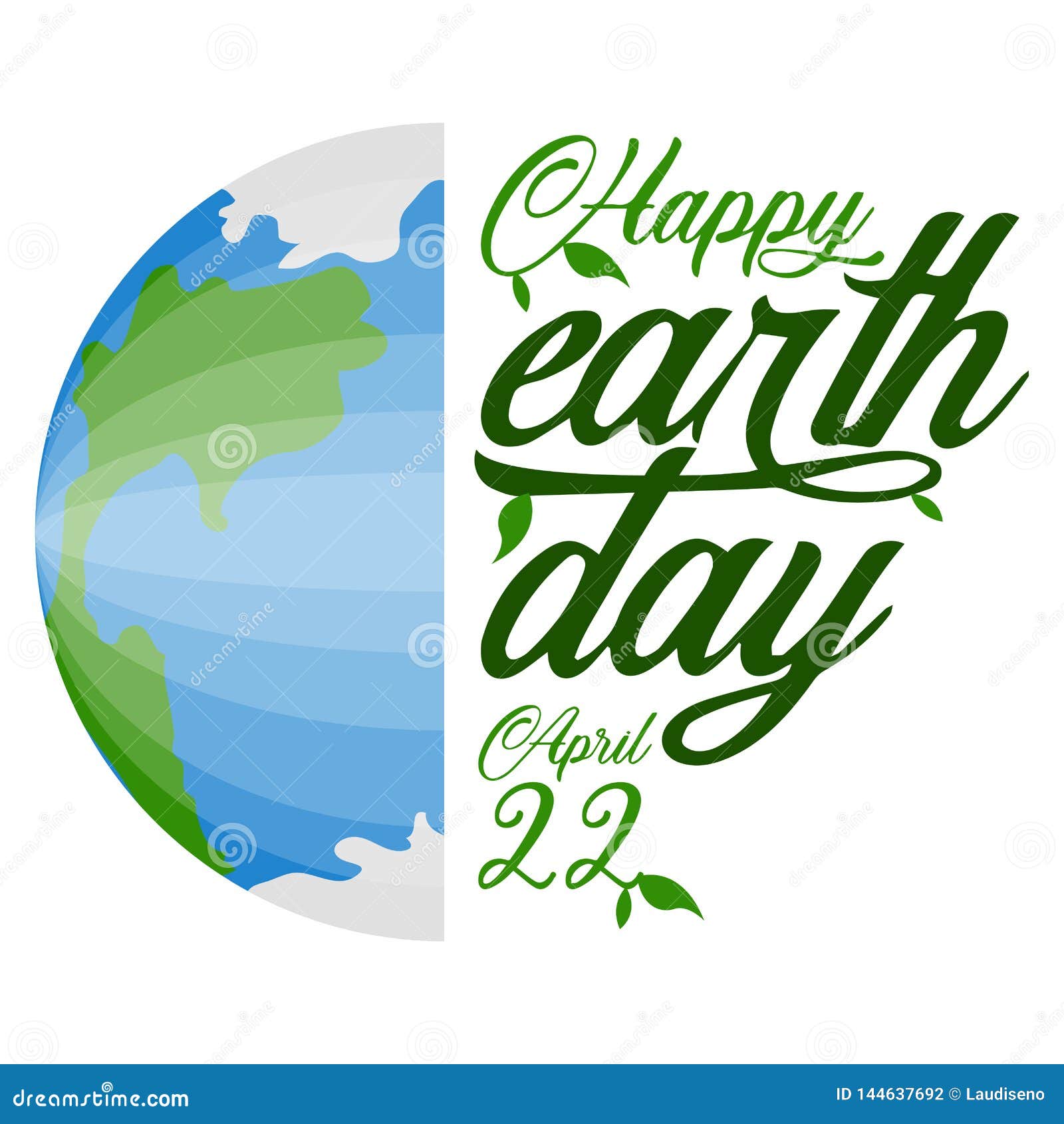 Isolated Half Earth with Text Stock Vector - Illustration of world ...