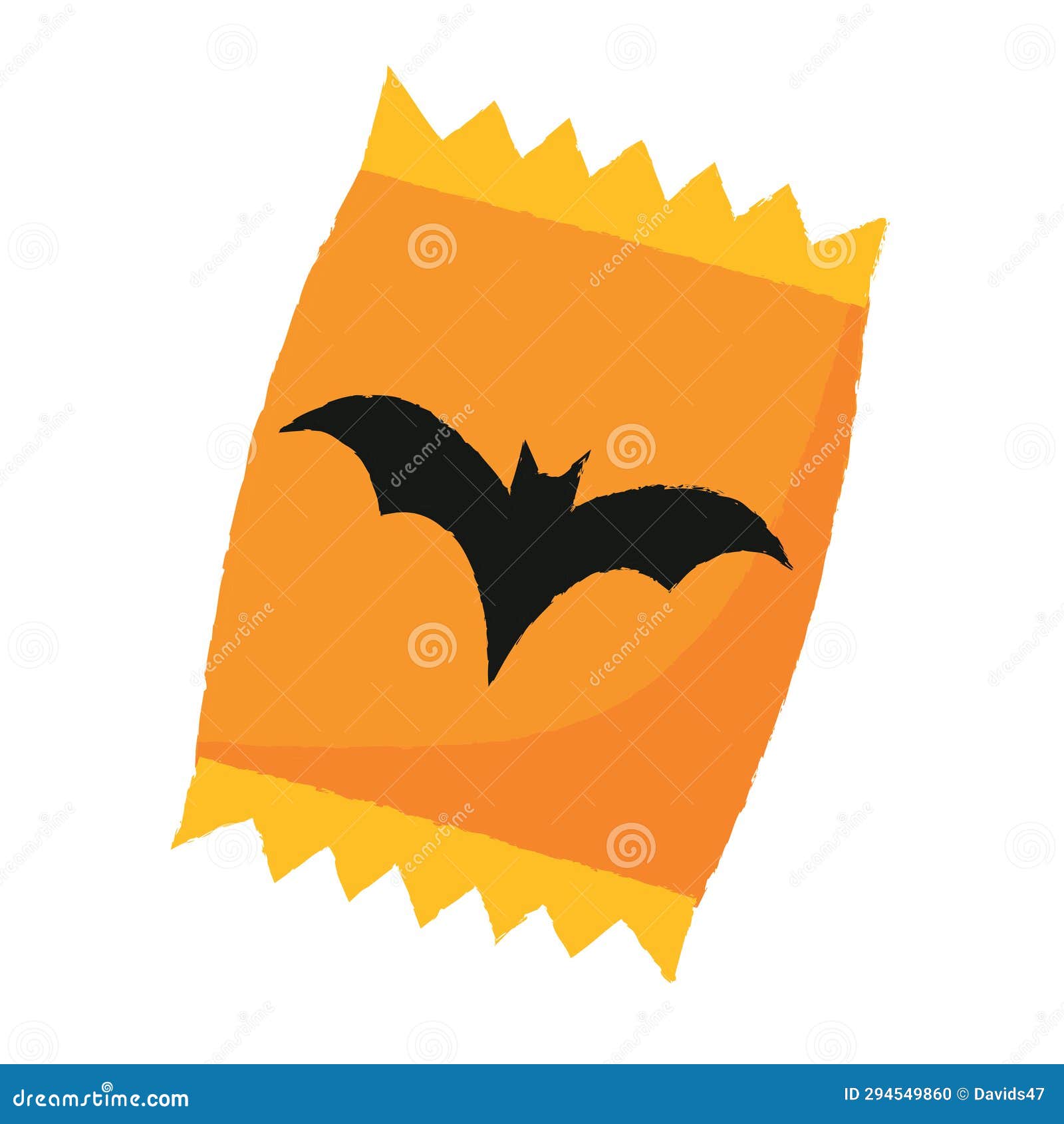 Isolated Halloween Candy Icon Vector Stock Vector - Illustration of ...