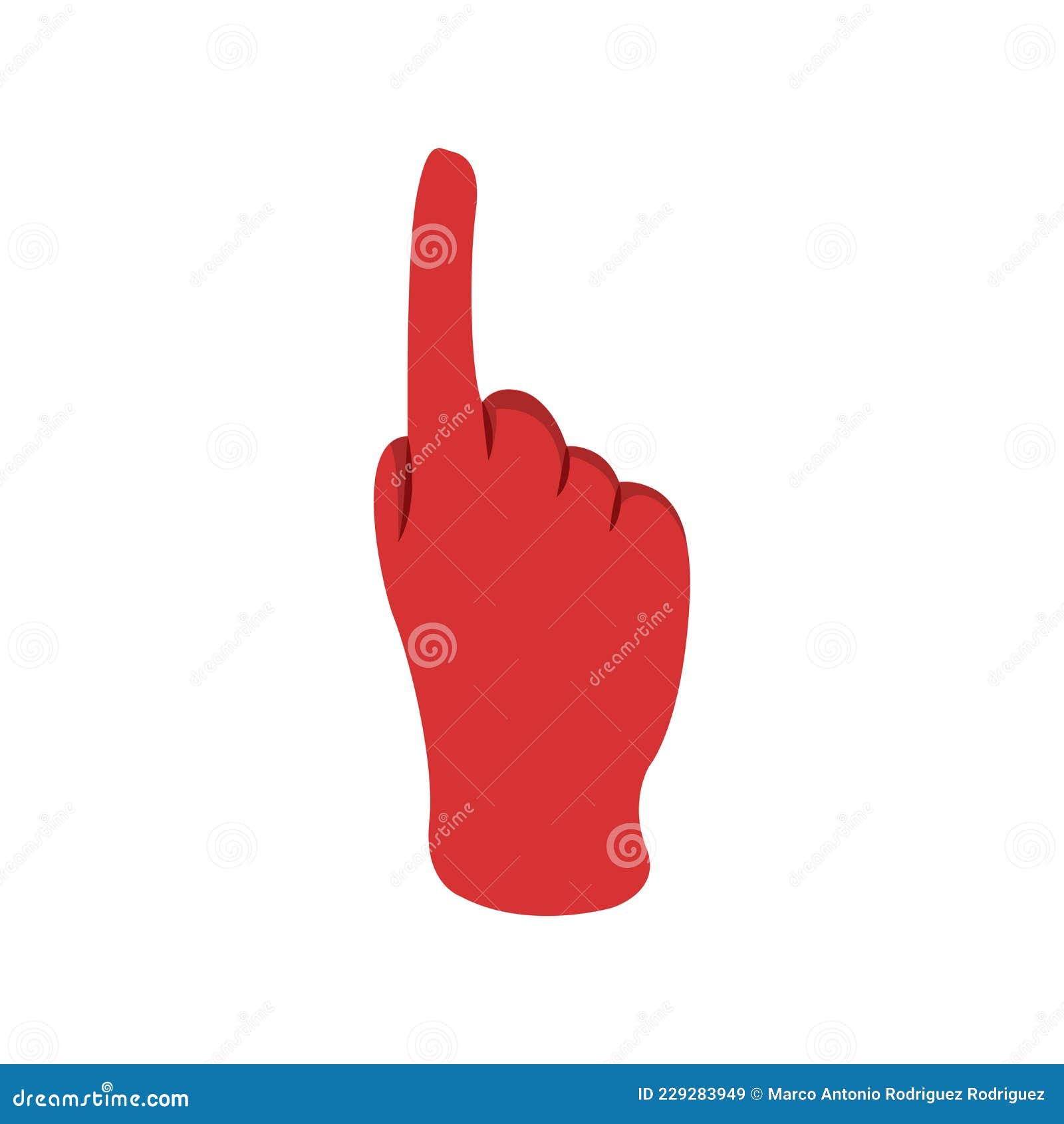 Isolated Hand Doing Sign Language Stock Vector - Illustration of learn ...